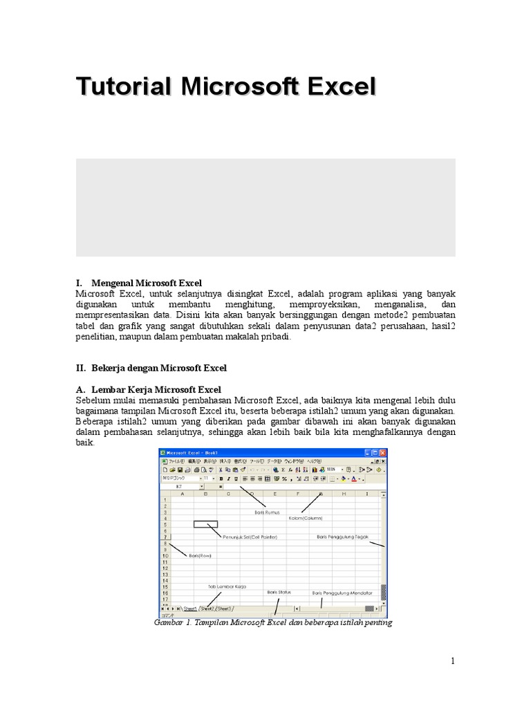 Tutor Excel | PDF