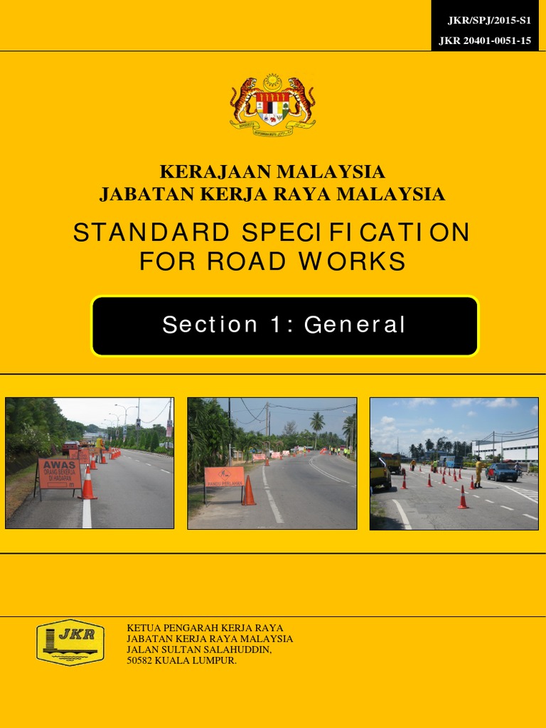 s1 General 2015 JKR SPJ | PDF | Specification (Technical Standard ...