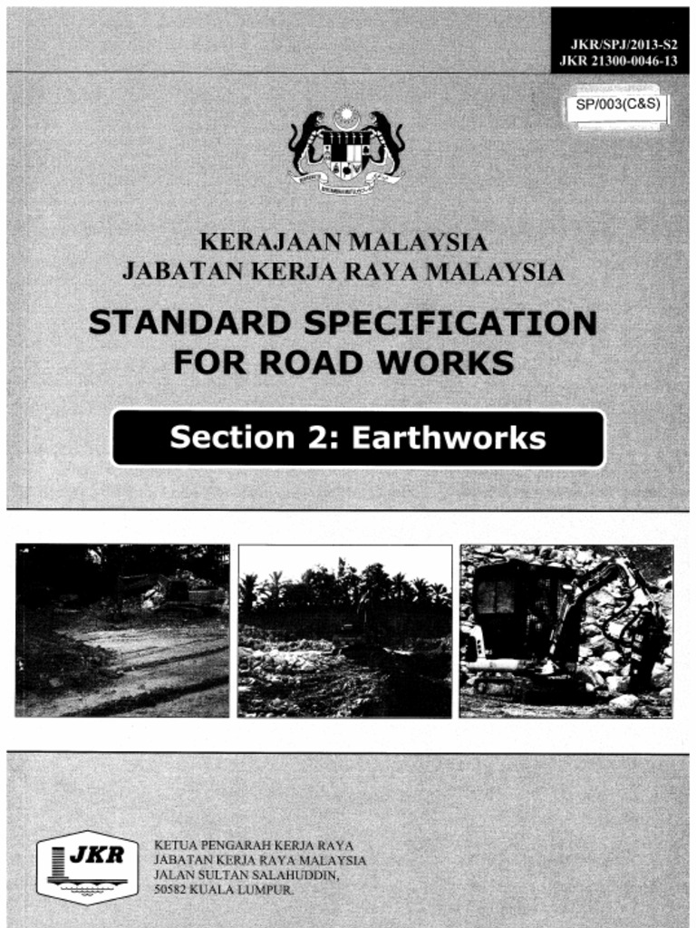 S2 Earthworks 2013 JKR SPJ | PDF
