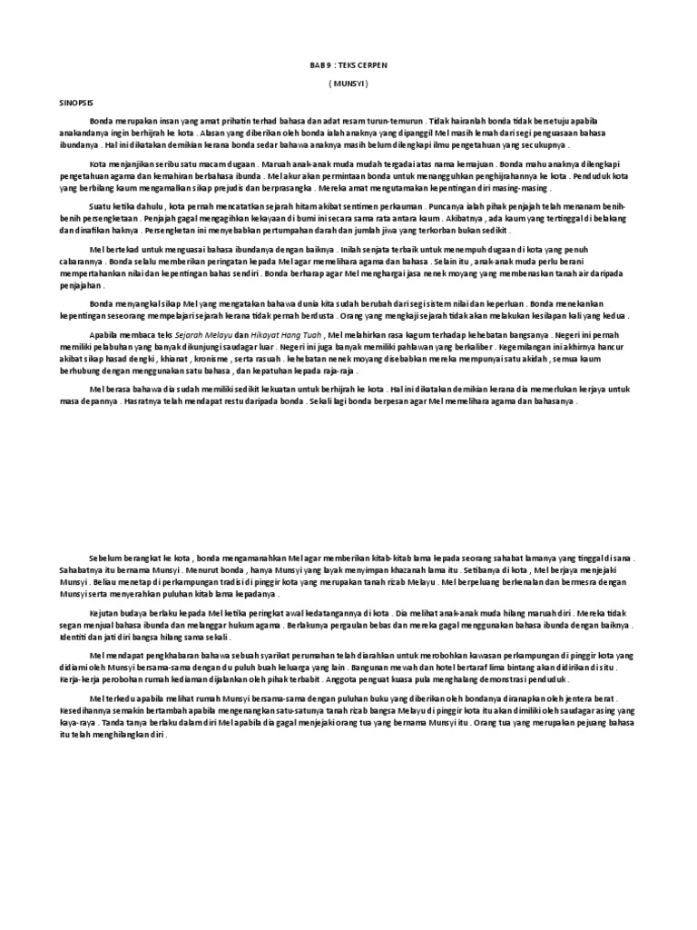 Cinta Bahasa dan Sejarah dalam Munsyi | PDF