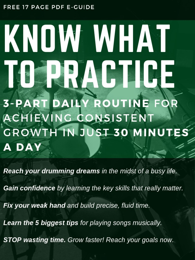 The 3-Part Daily Practice Routine UPDATE 02 2021 | PDF | Rhythm And ...