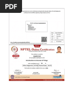 NPTEL Certificate | PDF