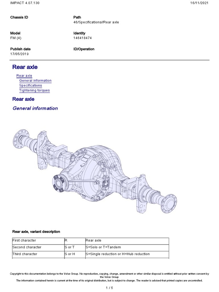 Rear Differential Information | PDF | Axle | Nut (Hardware)