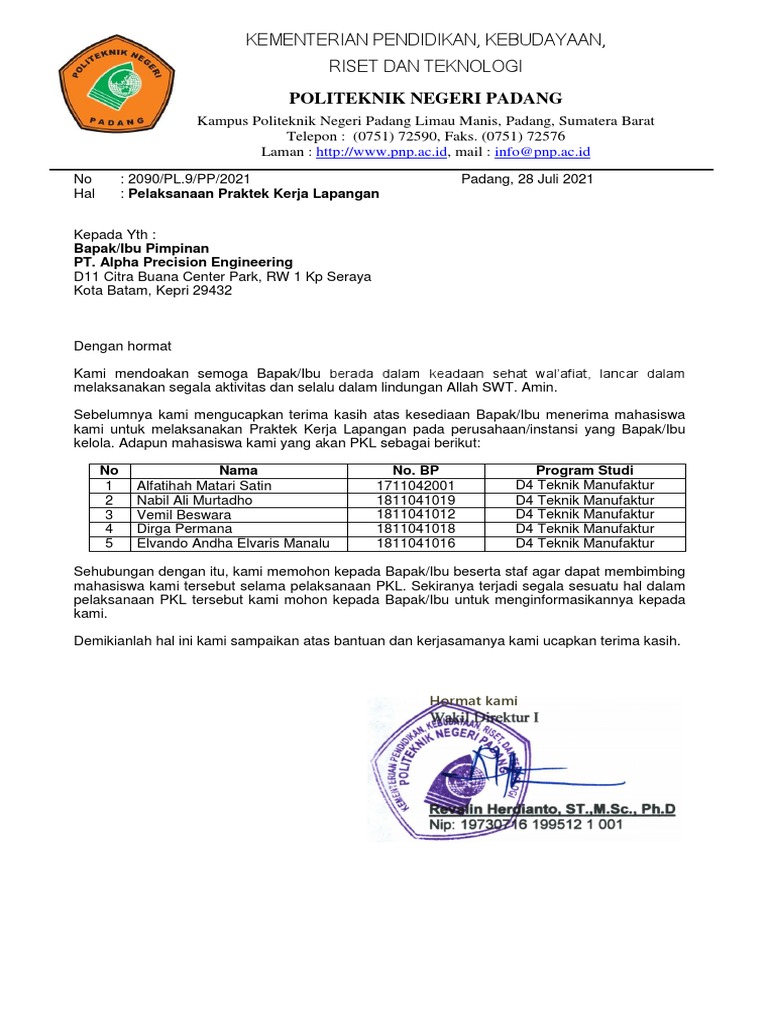 PT Alpha Precision Engineering | PDF