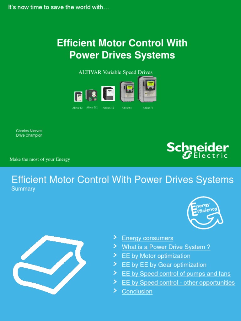 Efficient Motor Control With Power Drives Systems | PDF | Electric ...