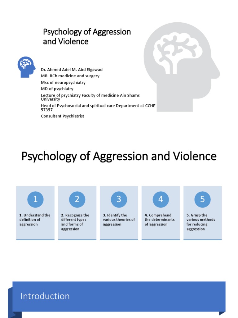 Psychology of Aggression and Violence | PDF | Aggression | Anger