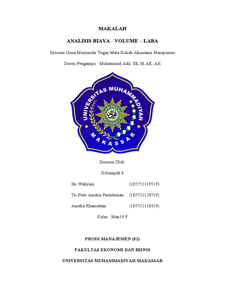 Makalah Akuntansi Manajemen | PDF