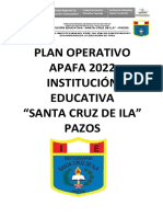 Plan Trabajo Apafa Primaria 2024 | PDF | Presupuesto