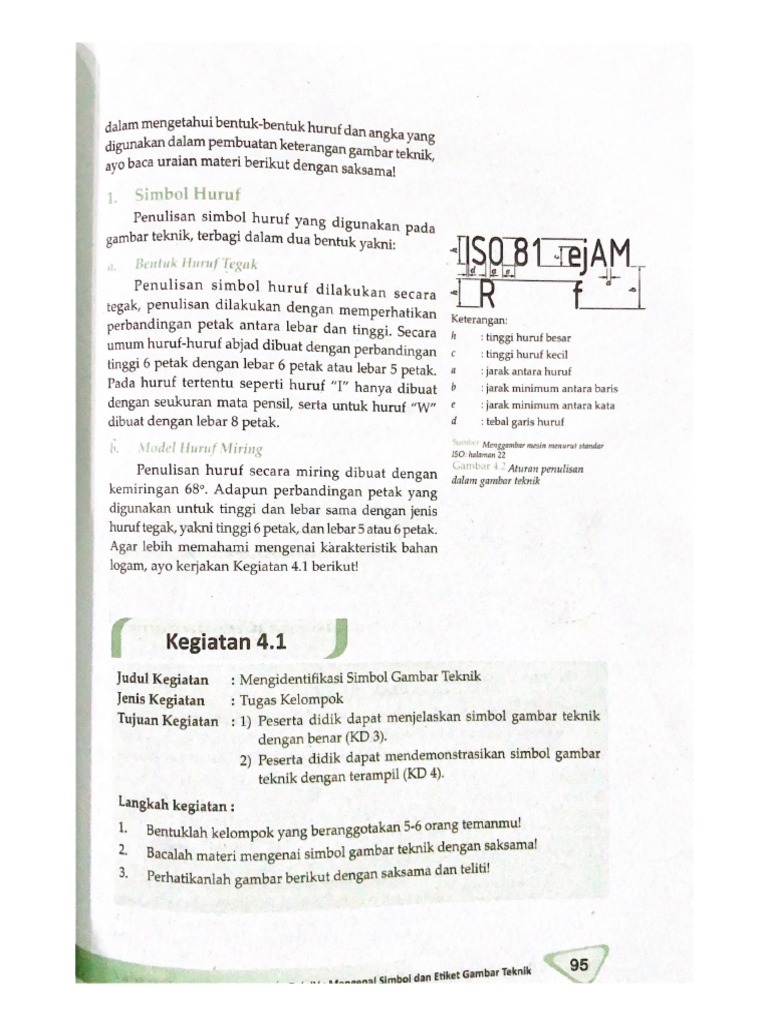 Simbol Pada Gambar Teknik | PDF