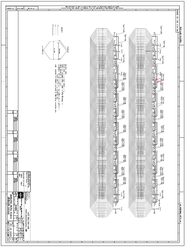 Generator Stator Winding Developed Diagram | PDF