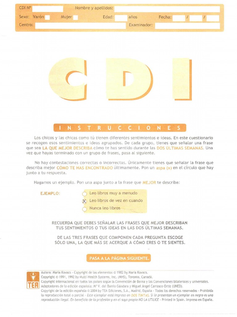 Test Cdi | PDF