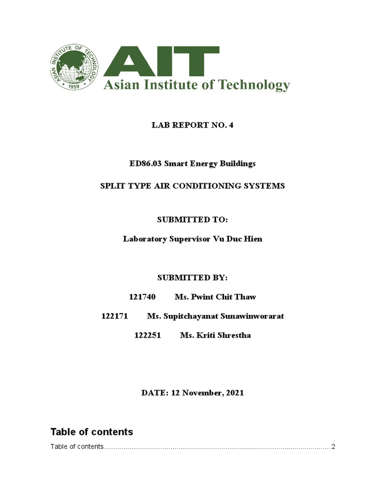 Final Lab4 | PDF | Air Conditioning | Humidity