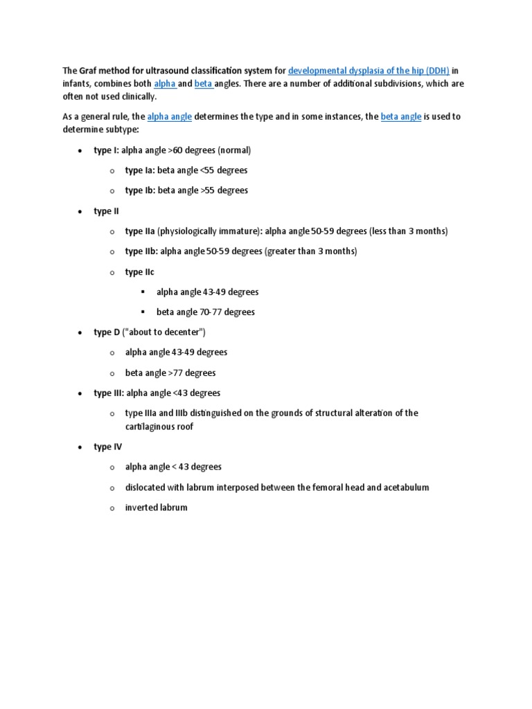 Graf Method For Ultrasound Classification System | PDF