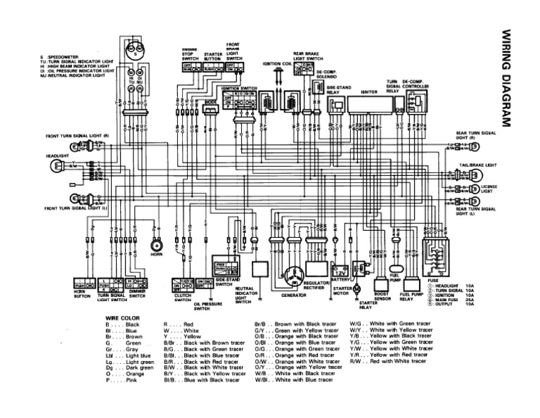 Wiring Diagram vs1400 | PDF
