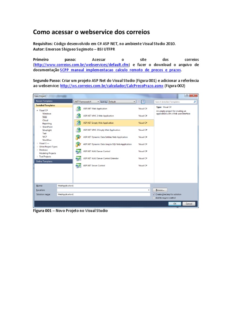 Como Acessar o Web Service Dos Correios | PDF | Xhtml | Rede mundial de ...