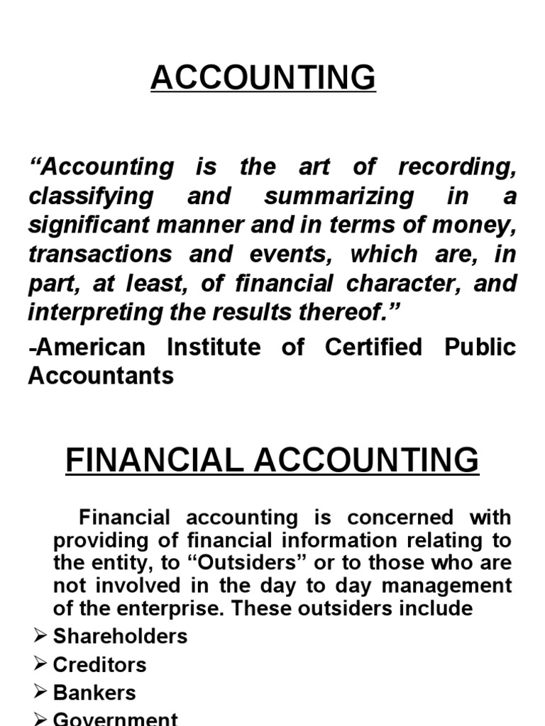 Understanding Financial Accounting Basics | PDF | Financial Accounting ...