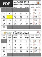 Calendrier Maternelle Moustache 2025-2026 | PDF