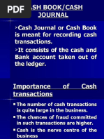 Three Column Cash Book | PDF | Banks | Debits And Credits