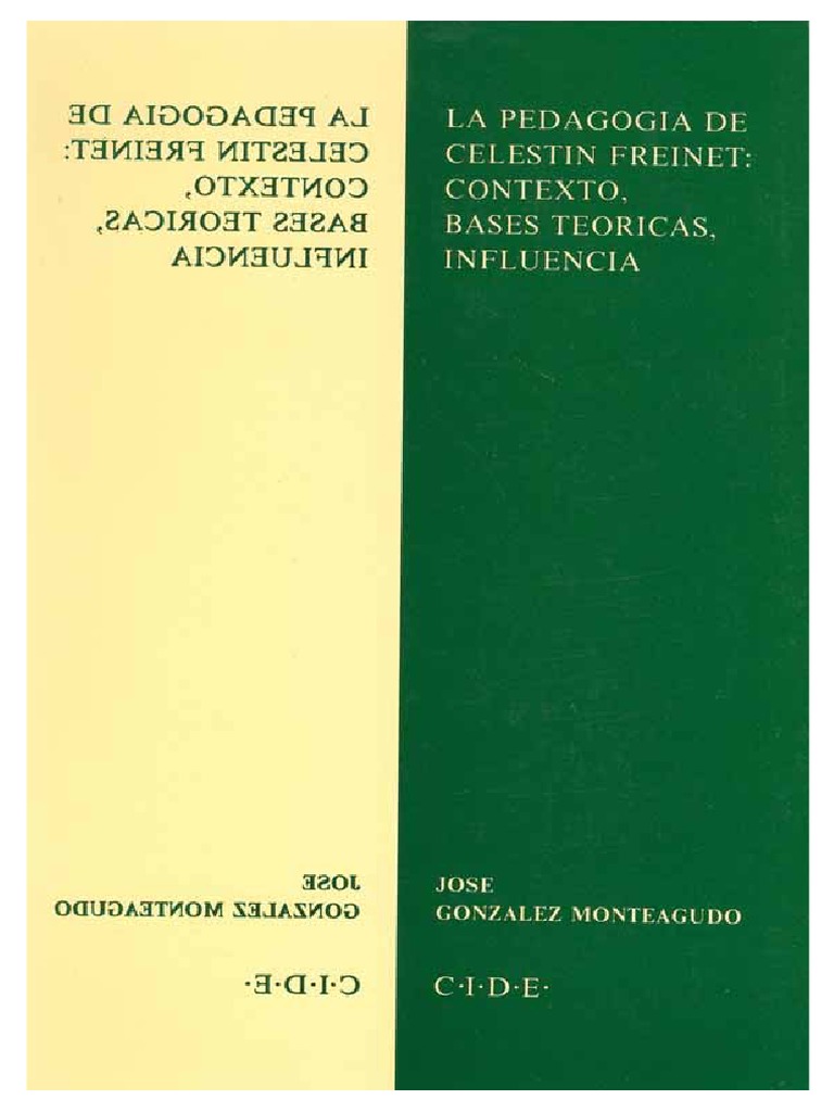 La Pedagogia de Celestin Freinet Context | PDF | marxismo | Imprenta