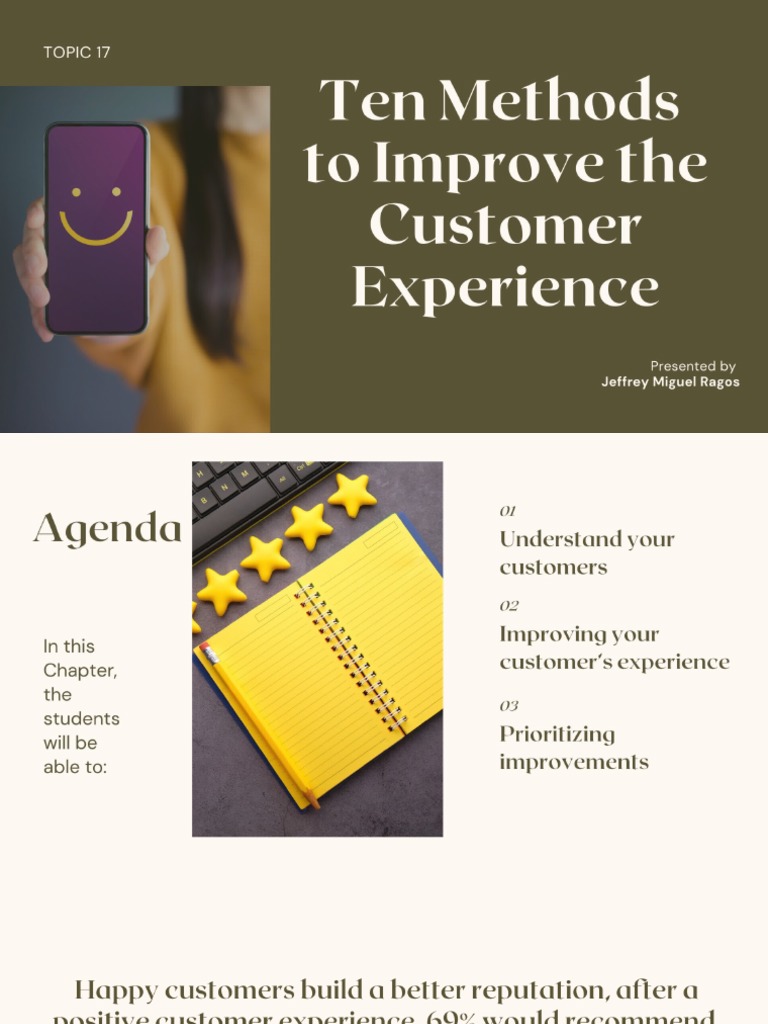 Topic 17 - Ten Methods To Improve The Customer Experience | PDF