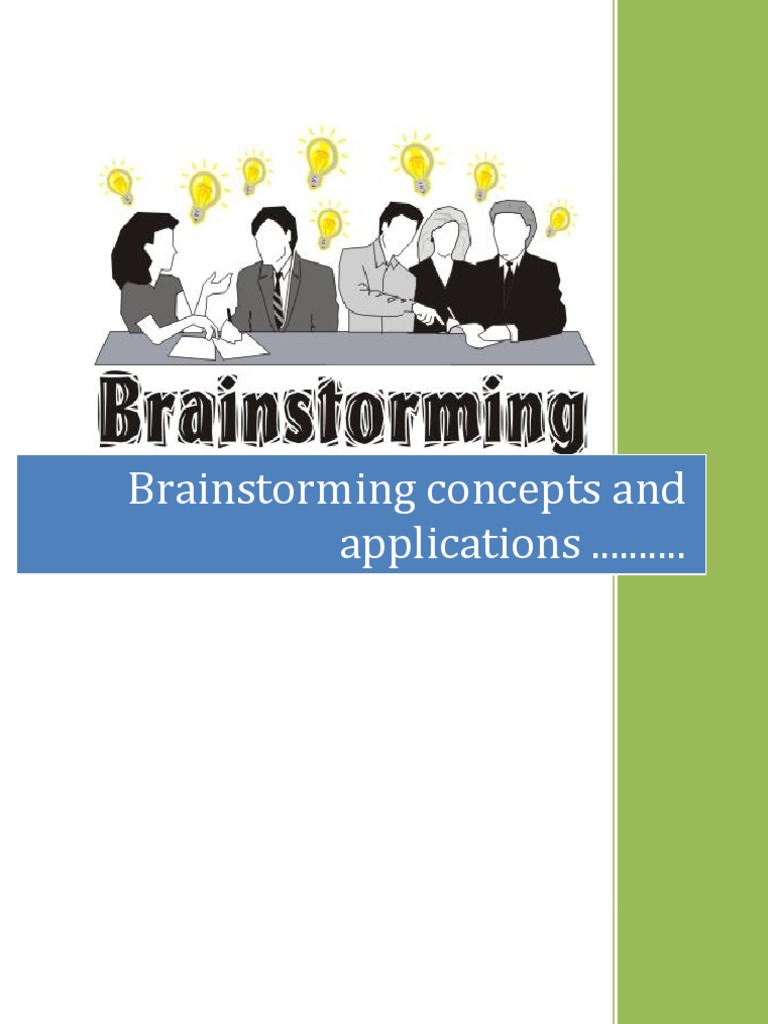Brain Storming Report | Brainstorming | Road Surface | Free 30-day ...