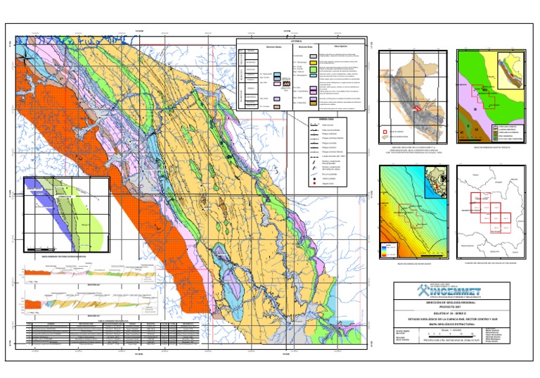 D029-Mapa Geologico Estructural Cuenca Ene | PDF
