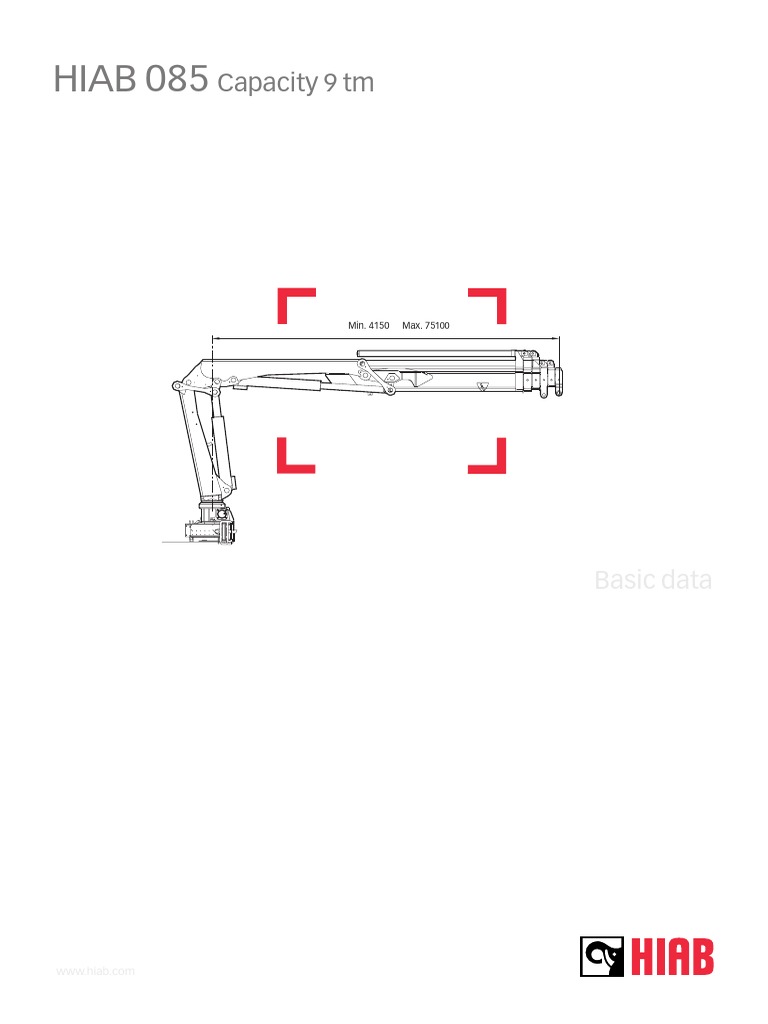 Ficha Tecnica Hiab 085 | PDF | Crane (Machine)
