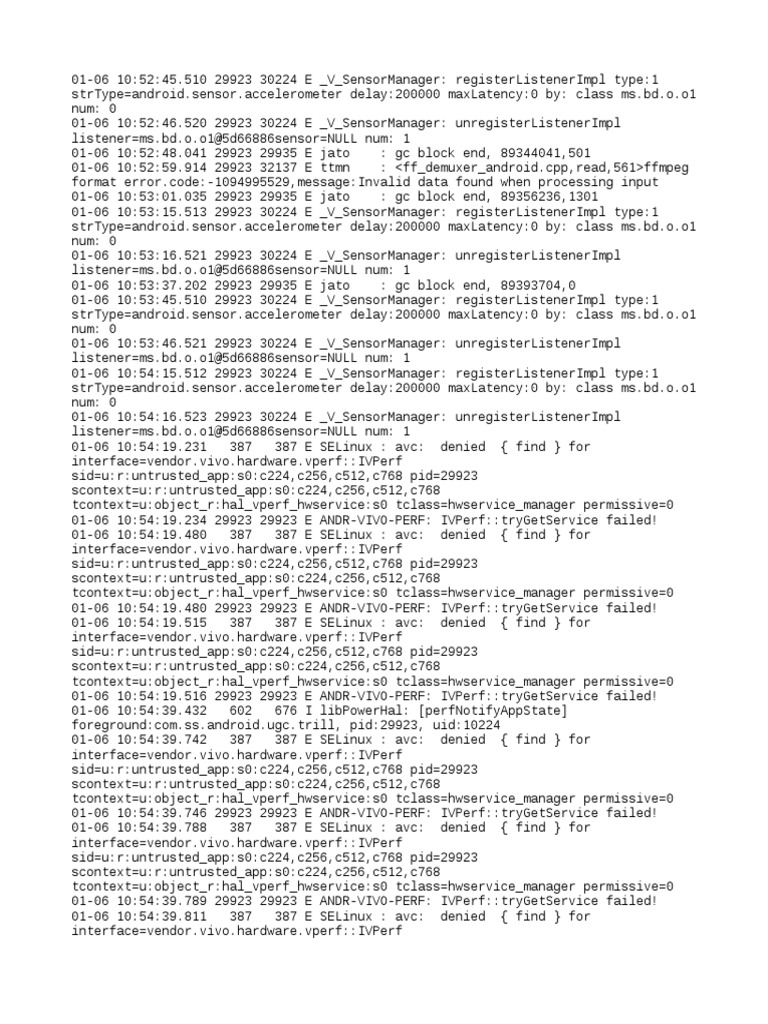 Log | PDF | Operating System Technology | Computer Engineering