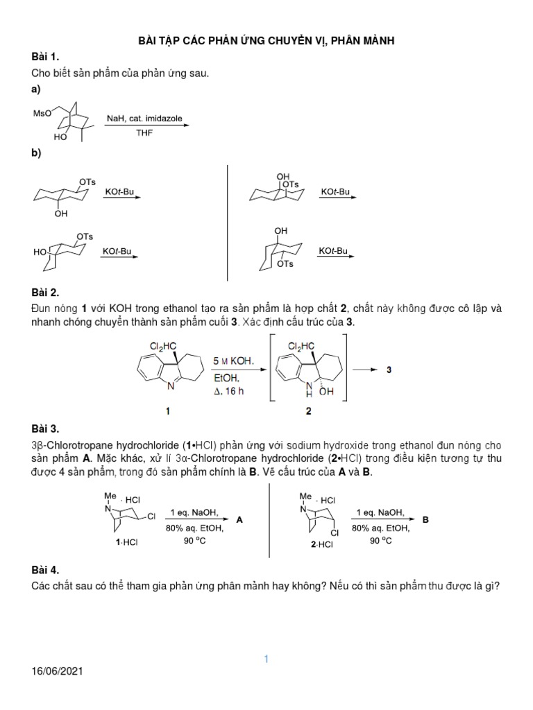 Bai Tap Cac Phan Ung Chuyen Vi Phan Manh | PDF