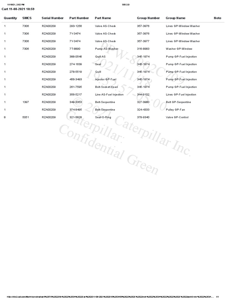 PPW - 8002C709 2021/1 1/18 19:52:57-05:00 © 2021 Caterpillar Inc ...