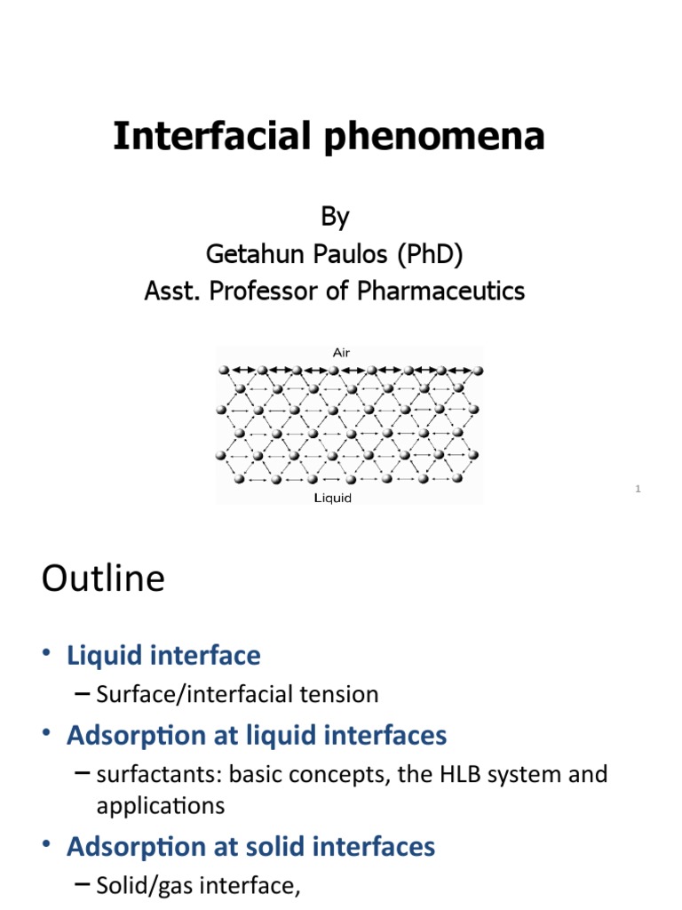 Surfactants and Interfacial Phenomena | PDF | Surfactant | Adsorption