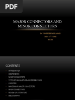 Major Connectors in RPD PDF | PDF | Mouth | Dentistry Branches