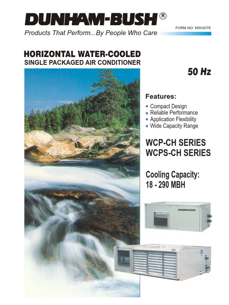 Dunham Bush Package Units | PDF | Hvac | Leak