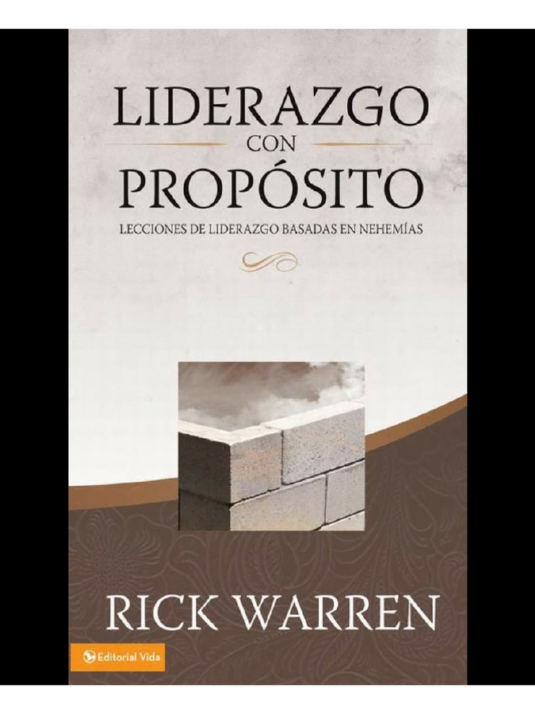 Liderazgo Con Proposito - Rick Warren | PDF