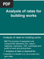 Rate Analysis - Shuttering | PDF | Building Materials | Economic Sectors
