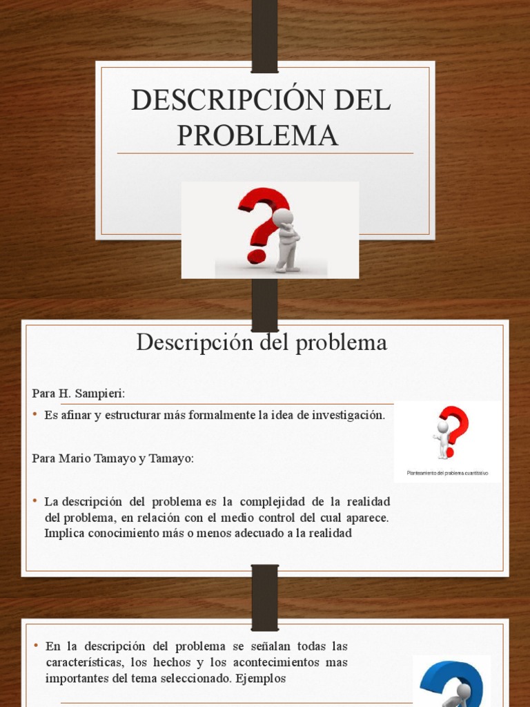 Descripción Del Problema | PDF