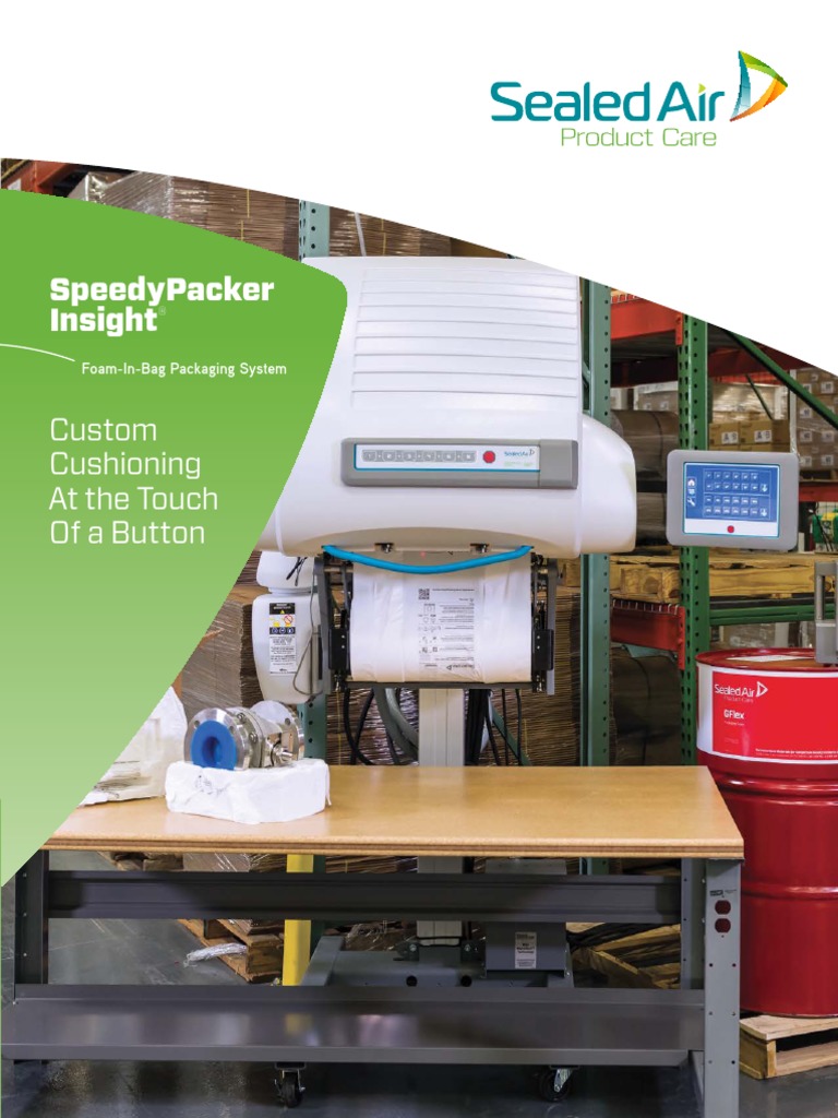 Foam Cushioning Instapak SpeedyPacker Brochure | PDF | Packaging And Labeling | Foam