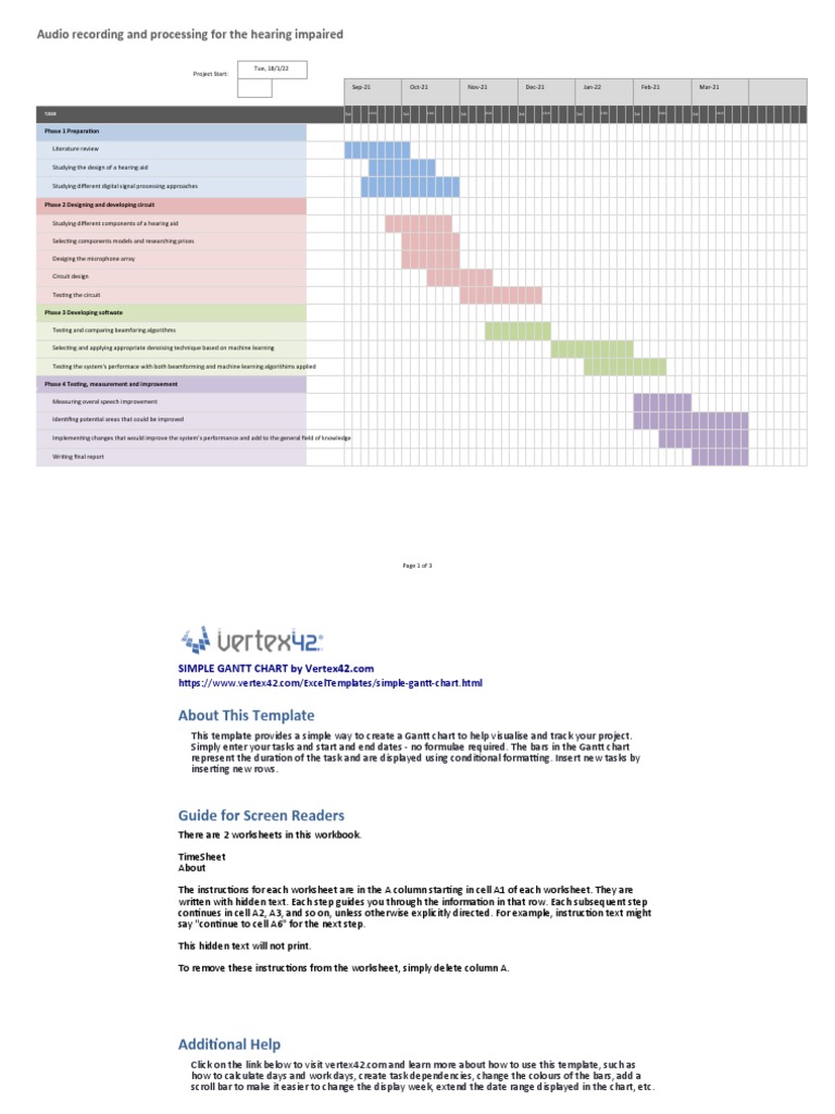 3rd Year Project Gantt Chart | PDF | Computer Science | Computing
