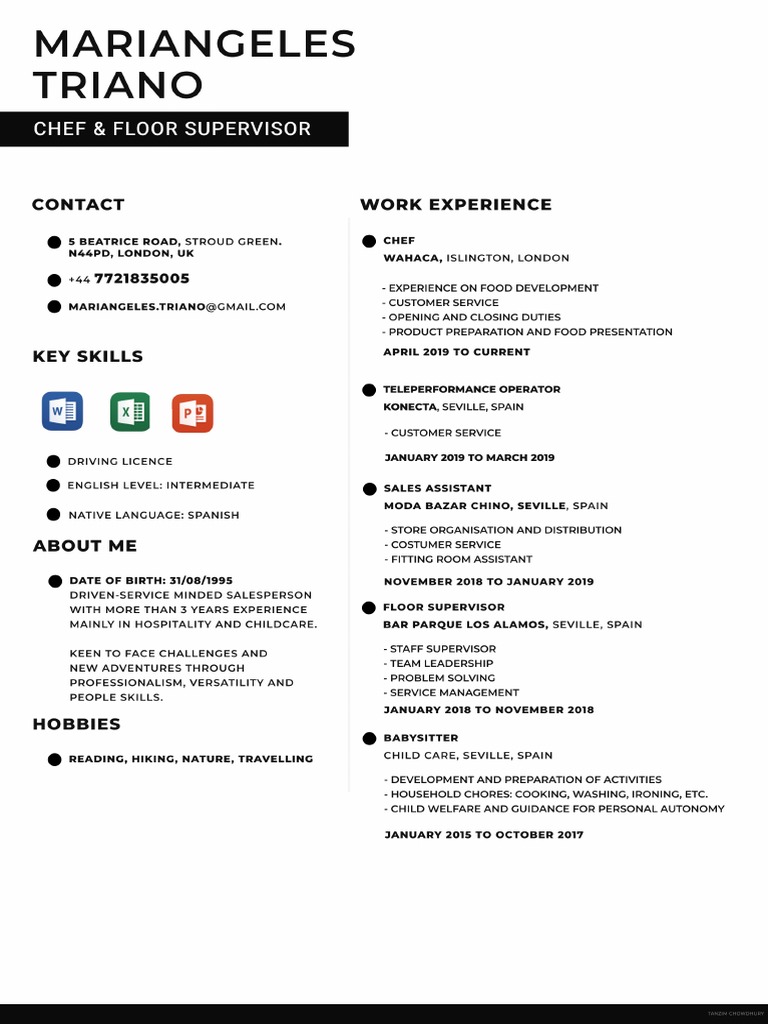 Maria CV | PDF