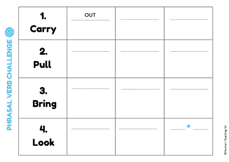 Phrasal Verb Challenge | PDF