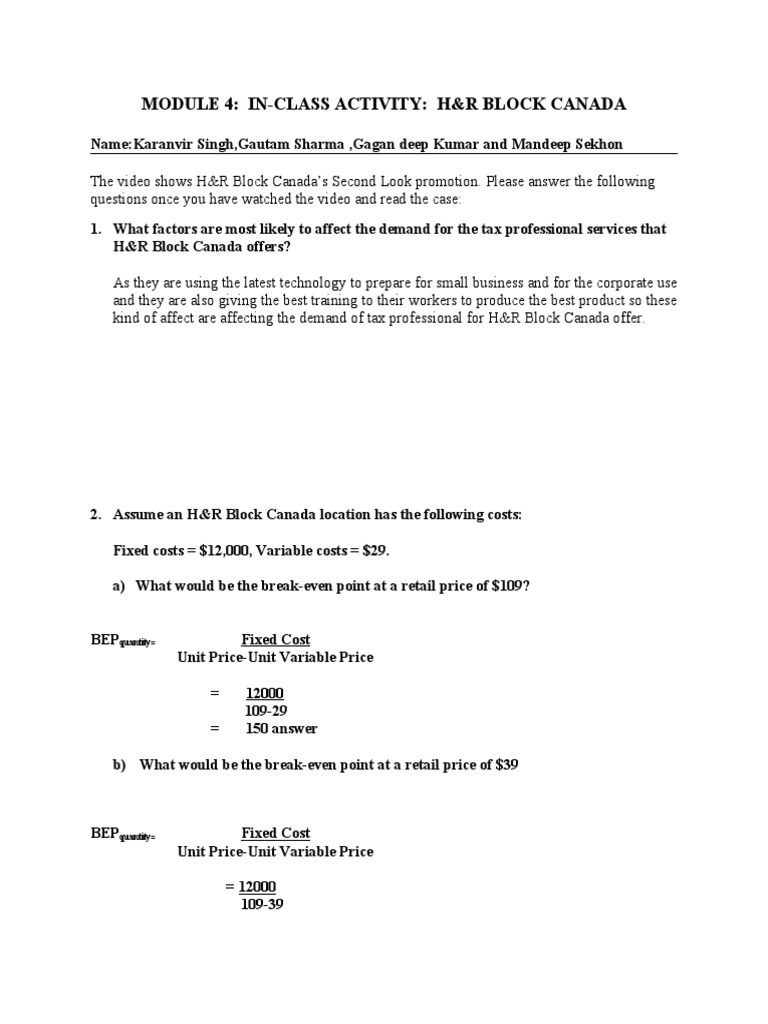 Module+4+ +in Class+Activity+H++R.doc 8 FEB | PDF | Business