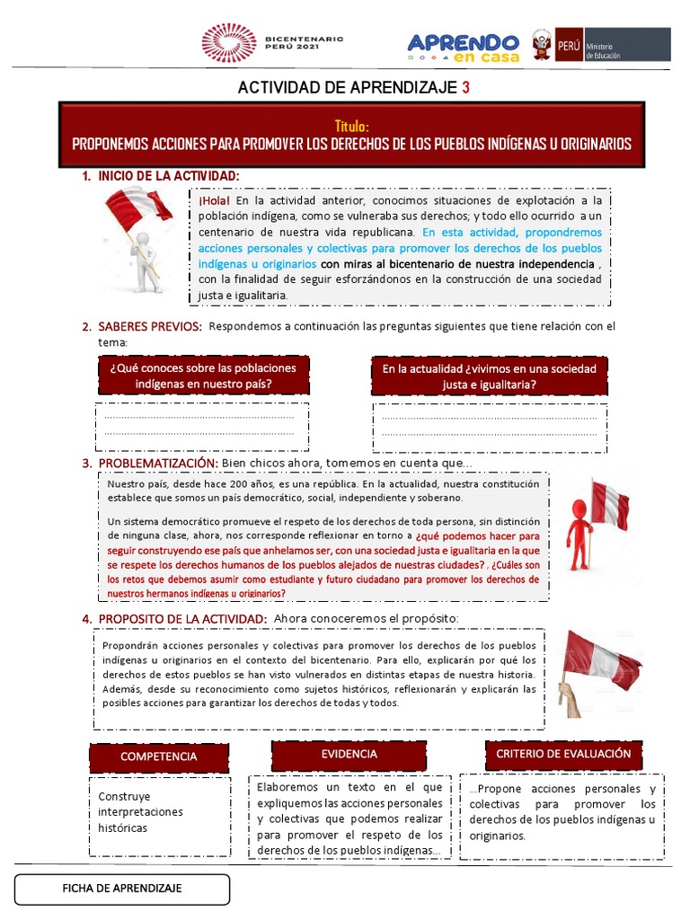 Ficha de Aprendizaje CCSS 3° Grado | PDF | Democracia | Ideologías políticas