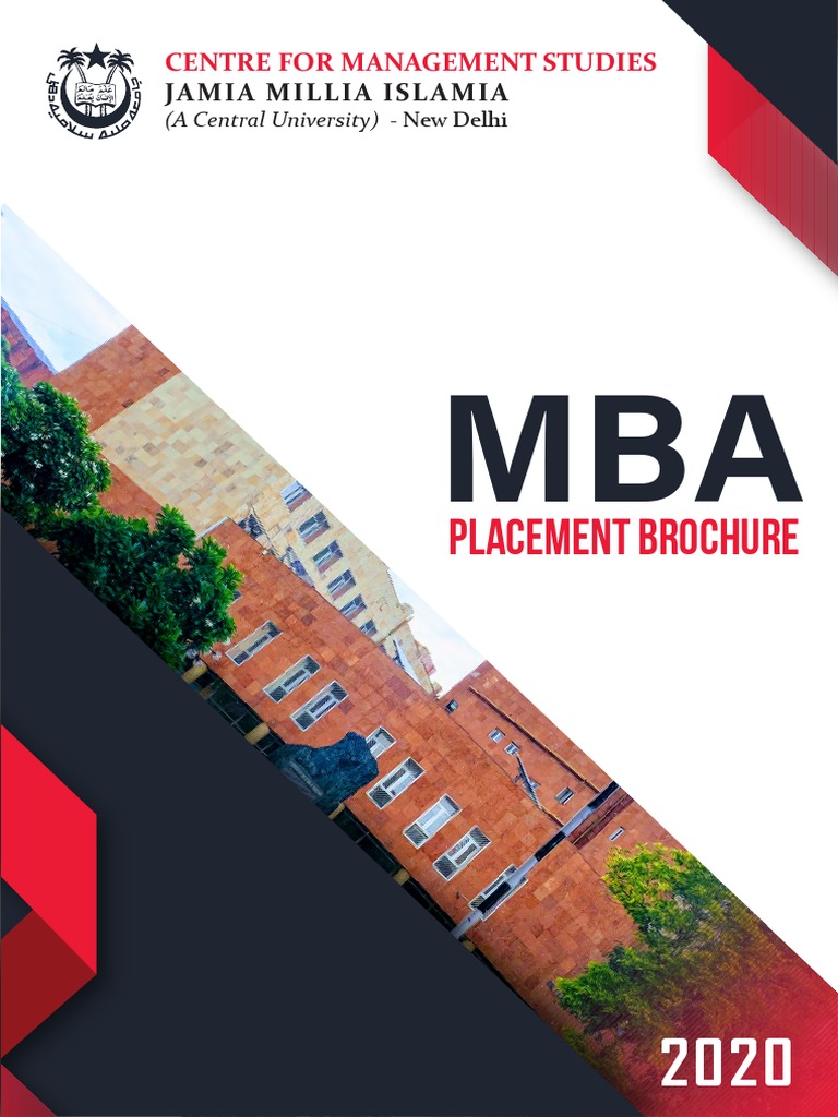 Cms Placement Brochure Mba Fulltime 2019 20 | PDF | Business ...