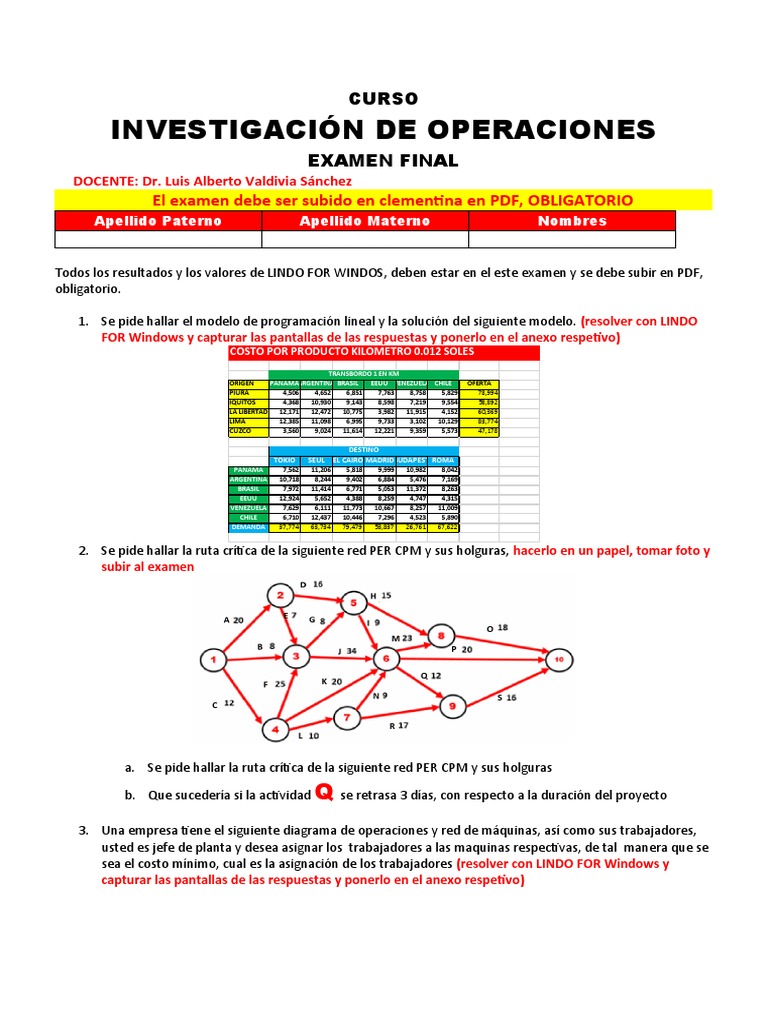 02 EXAMEN Pfinal | PDF