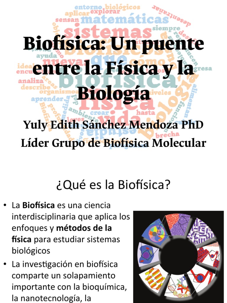 Que Es La Biofisica | PDF | Biología | Vida