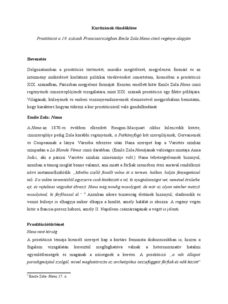 Győrfi Laura Zola Beadandó 2022 | PDF