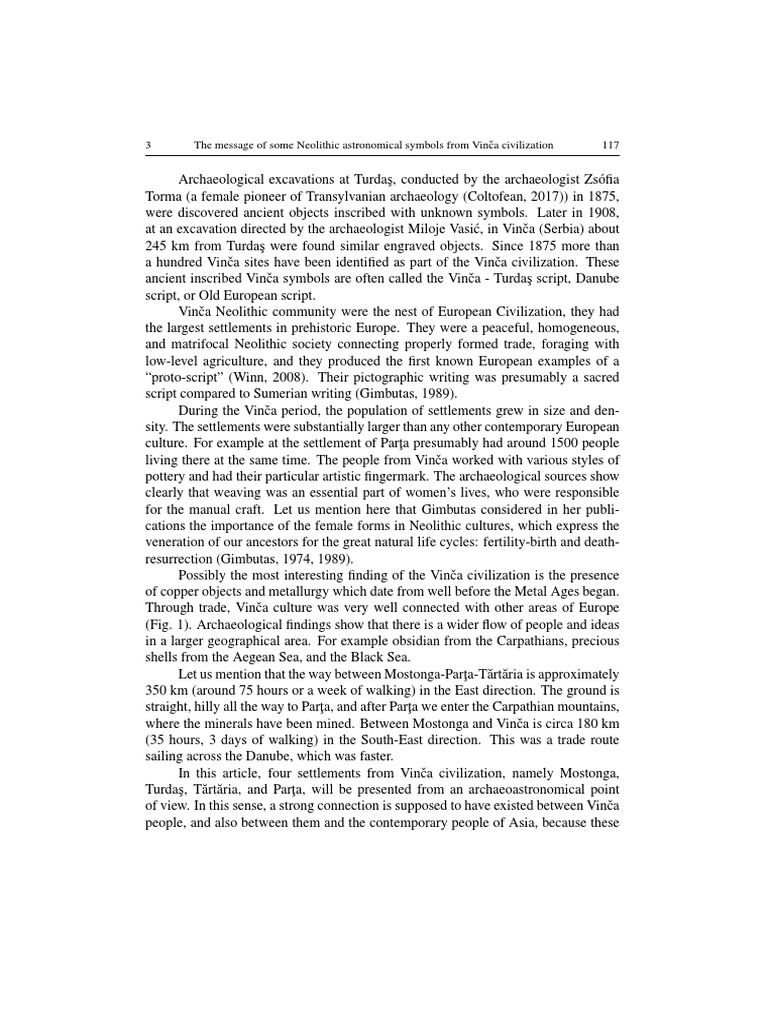 3 The Message of Some Neolithic Astronomical Symbols From Vin Ca ...