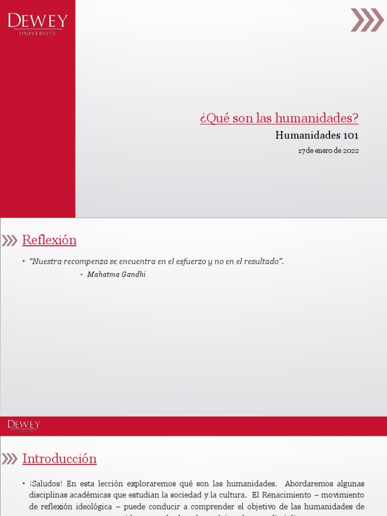 Qué Son Las Humanidades-2022 | PDF | Humanidades | Renacimiento