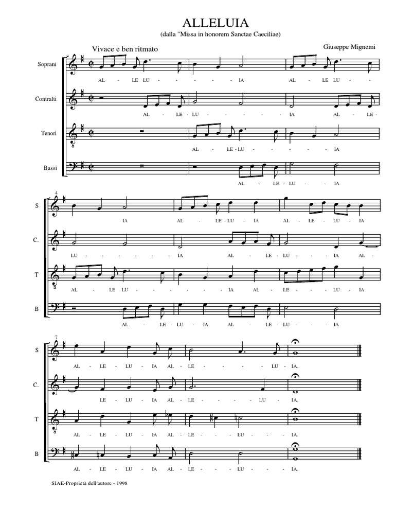 Alleluia | PDF