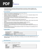 TOSCA Automation Test Engineer Resume | PDF | Software Testing ...